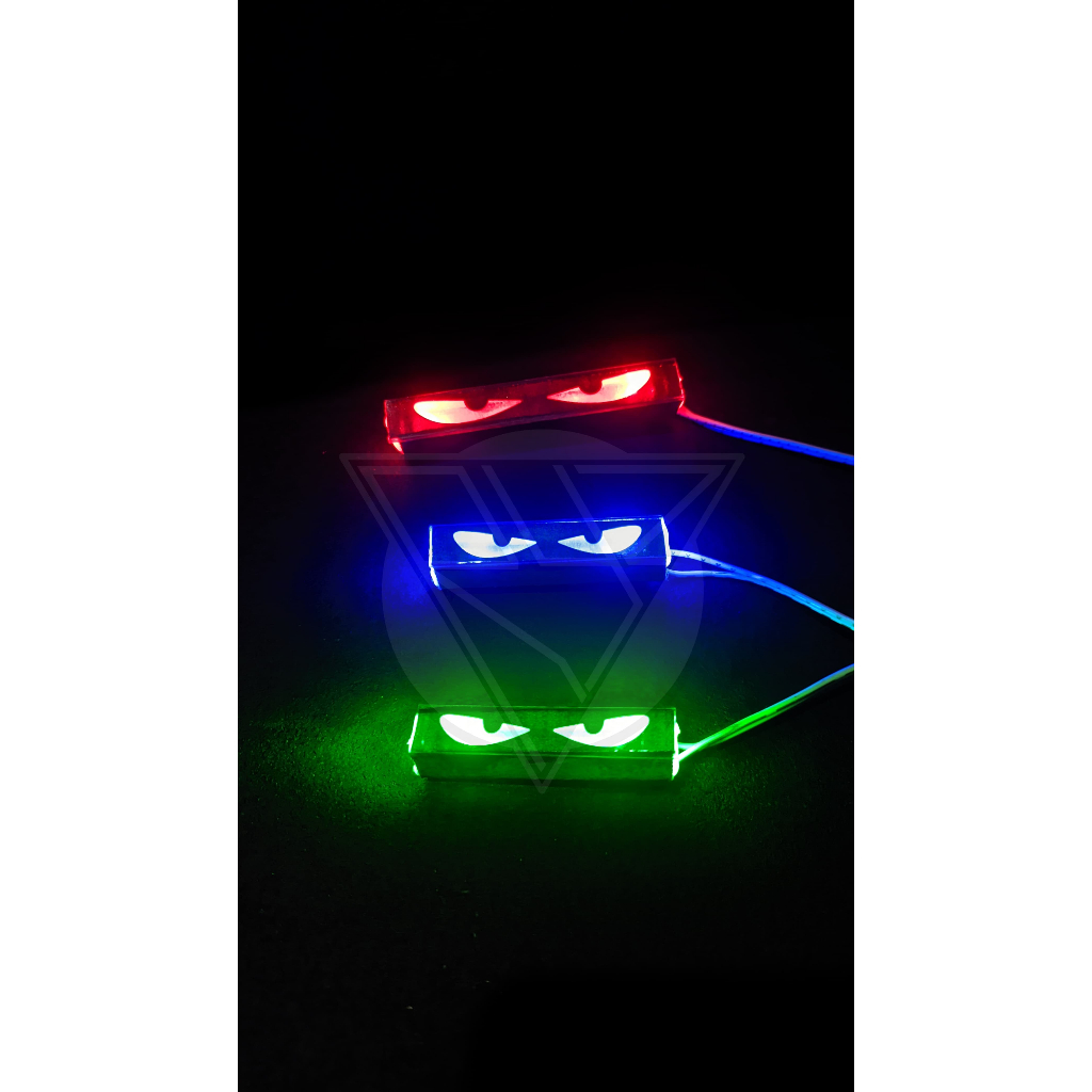 Jual Strobo Mata miniatur bus truk rkc kedip Strobo mata gerak stiker ...