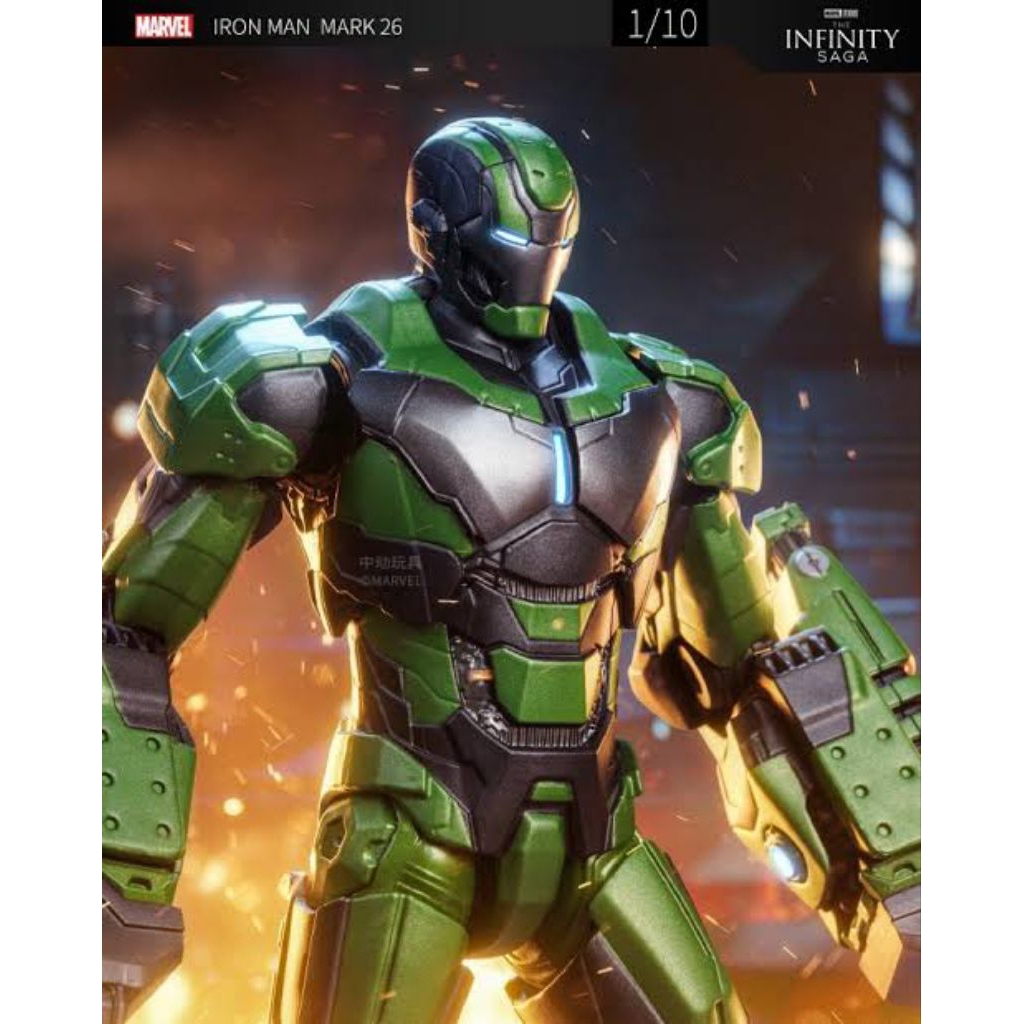 Jual Zd Toys IM 3 Iron Man Gamma Mark 26 Original Figure | Shopee Indonesia