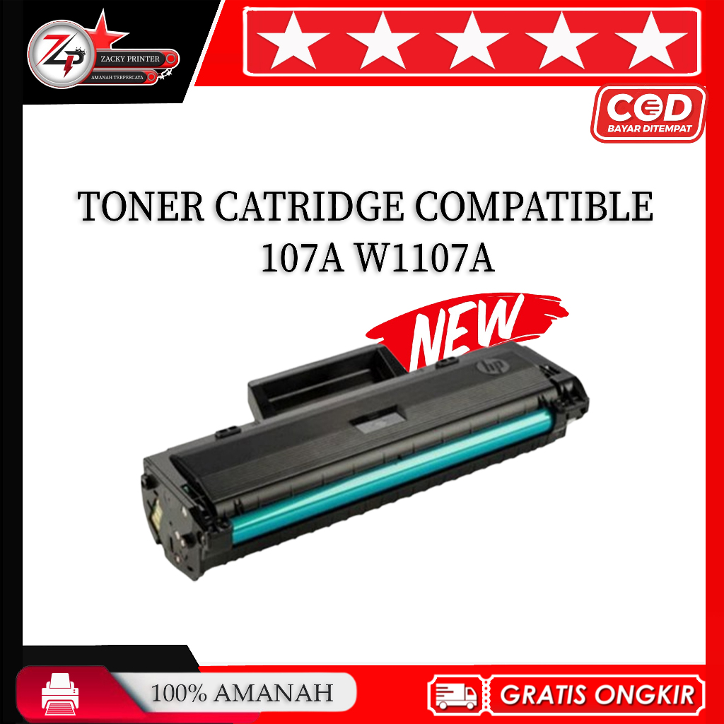 Jual Catridge Toner Compatible Hp Laser 107a 107w W1107a New | Shopee ...