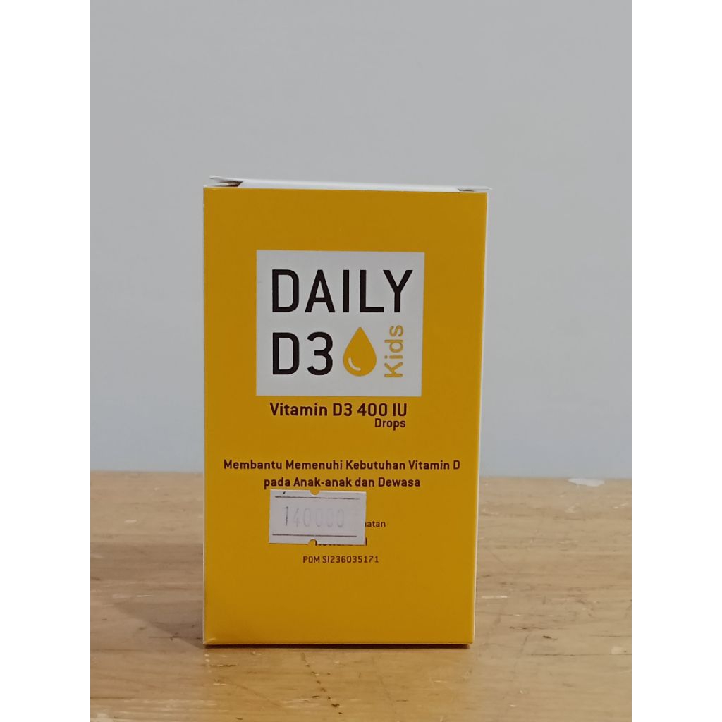 Jual Daily D3 kids/Vitamin D3 400 Iu drops | Shopee Indonesia