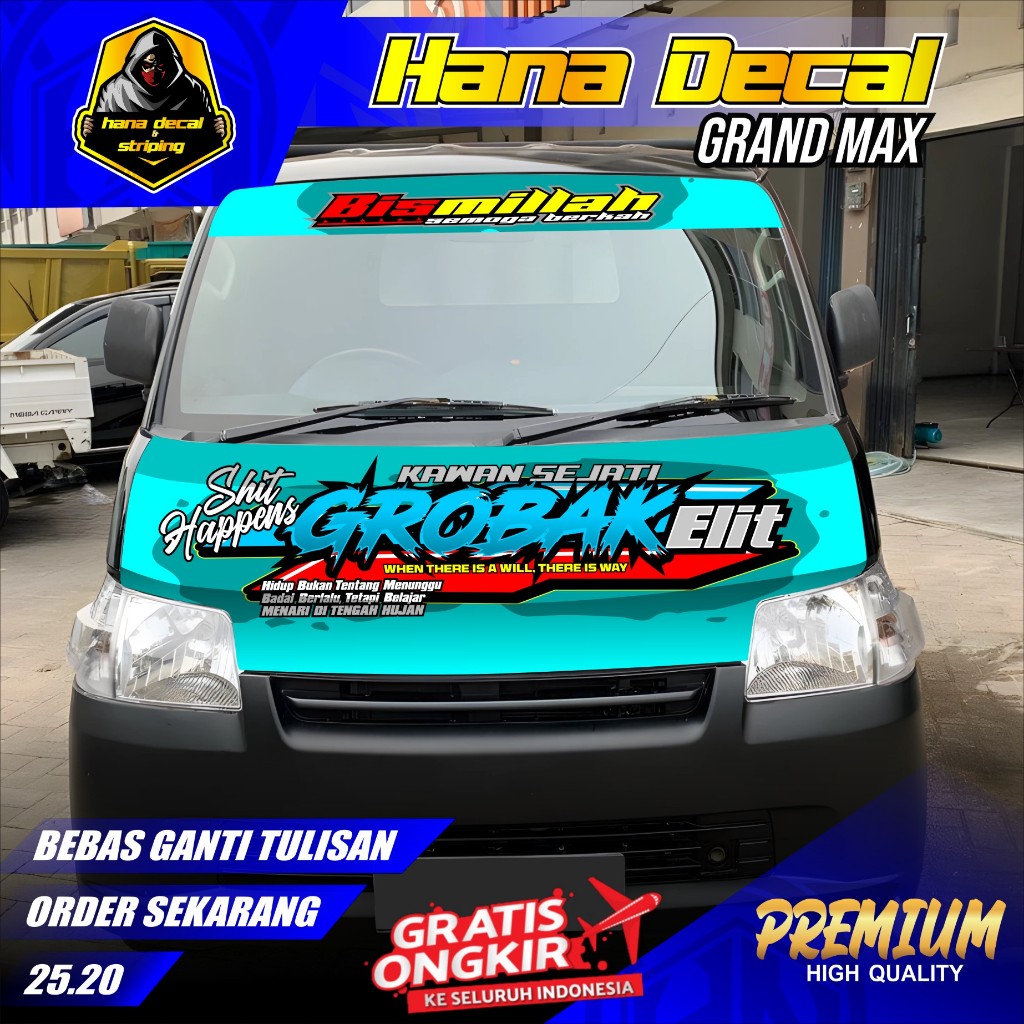 Jual DECAL STIKER GRAND MAX SET KABIN DEPAN STIKER VARIASI MOBIL ...