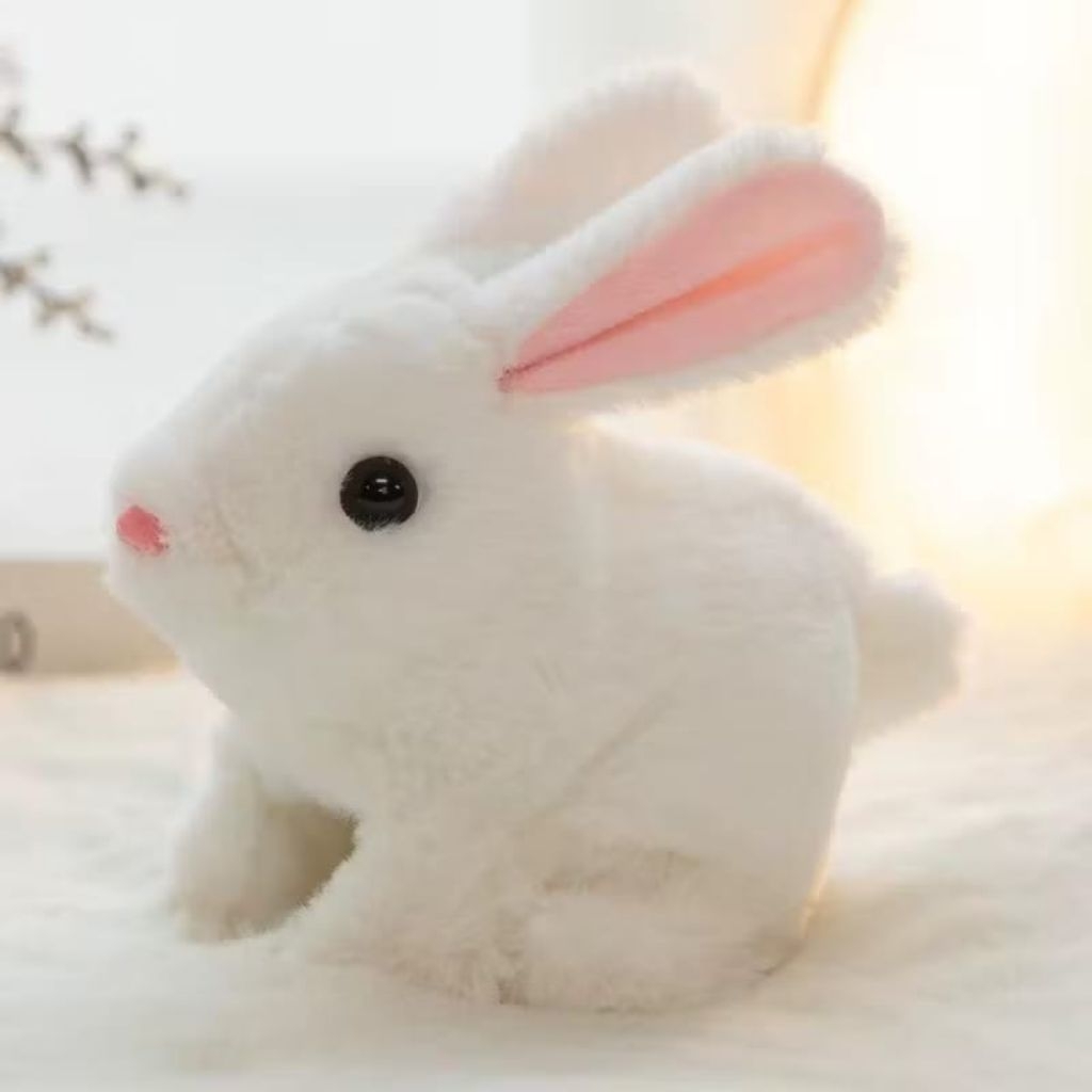 Jual {MY} Boneka Kelinci Bulu Bisa Jalan Mainan Anak Boneka Kelinci ...