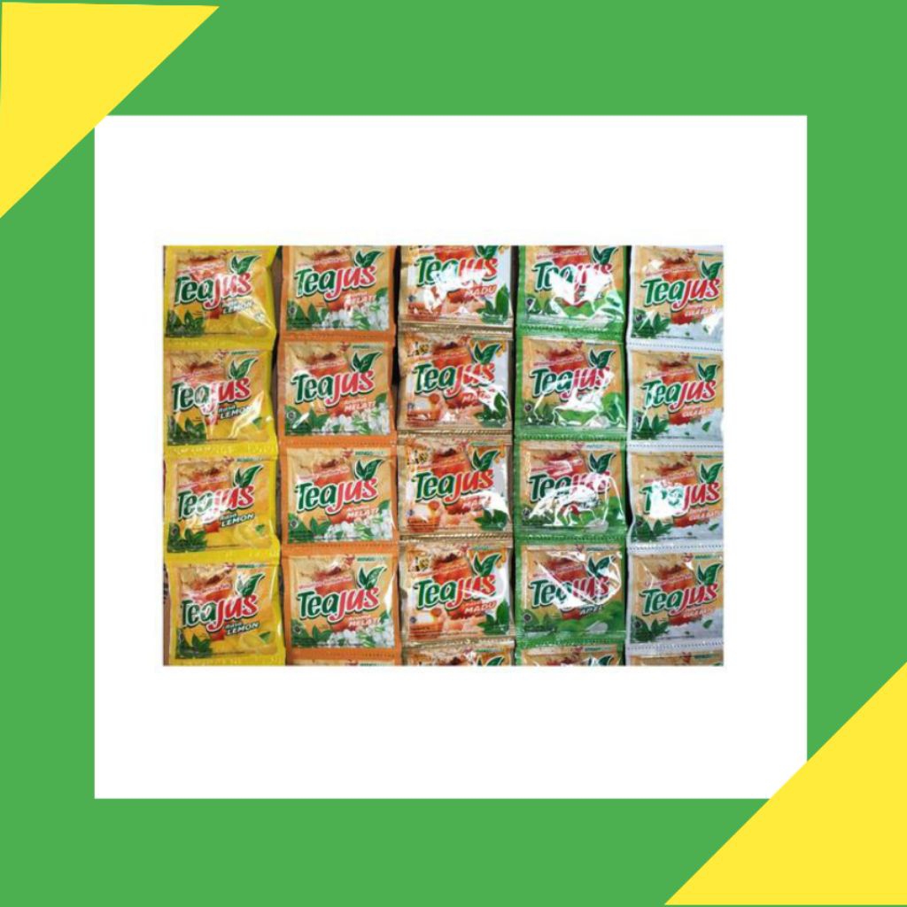 Jual Teajus minuman bubuk instant isi 10 sachet | teh jus - Gula Batu ...