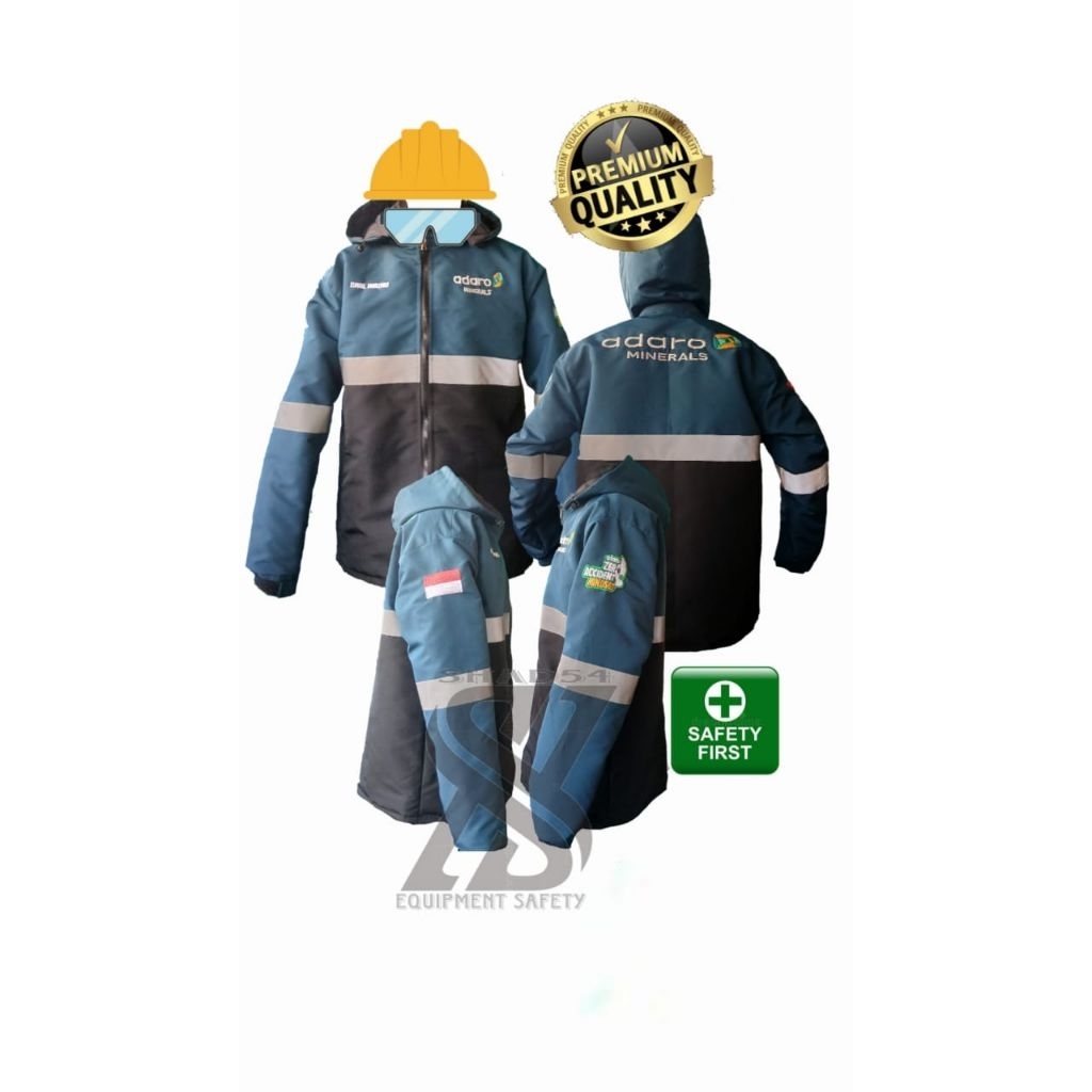 Jual jaket safety jaket tambang jaket proyek jaket kerja jaket costum ...