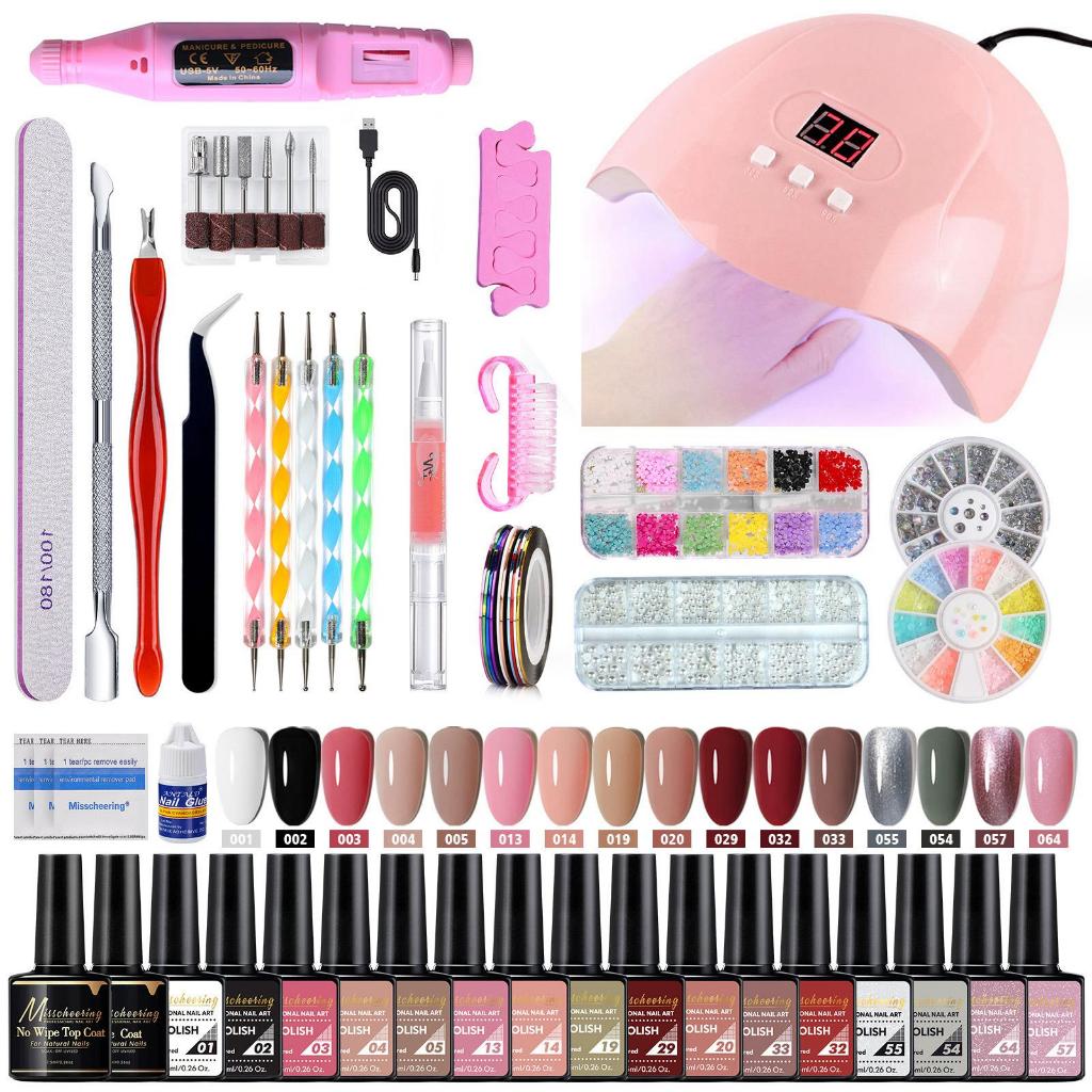 Jual Paket Murah Nail Art Set Lengkap 35 in 1 Paket Nail Art – Gel Nail ...
