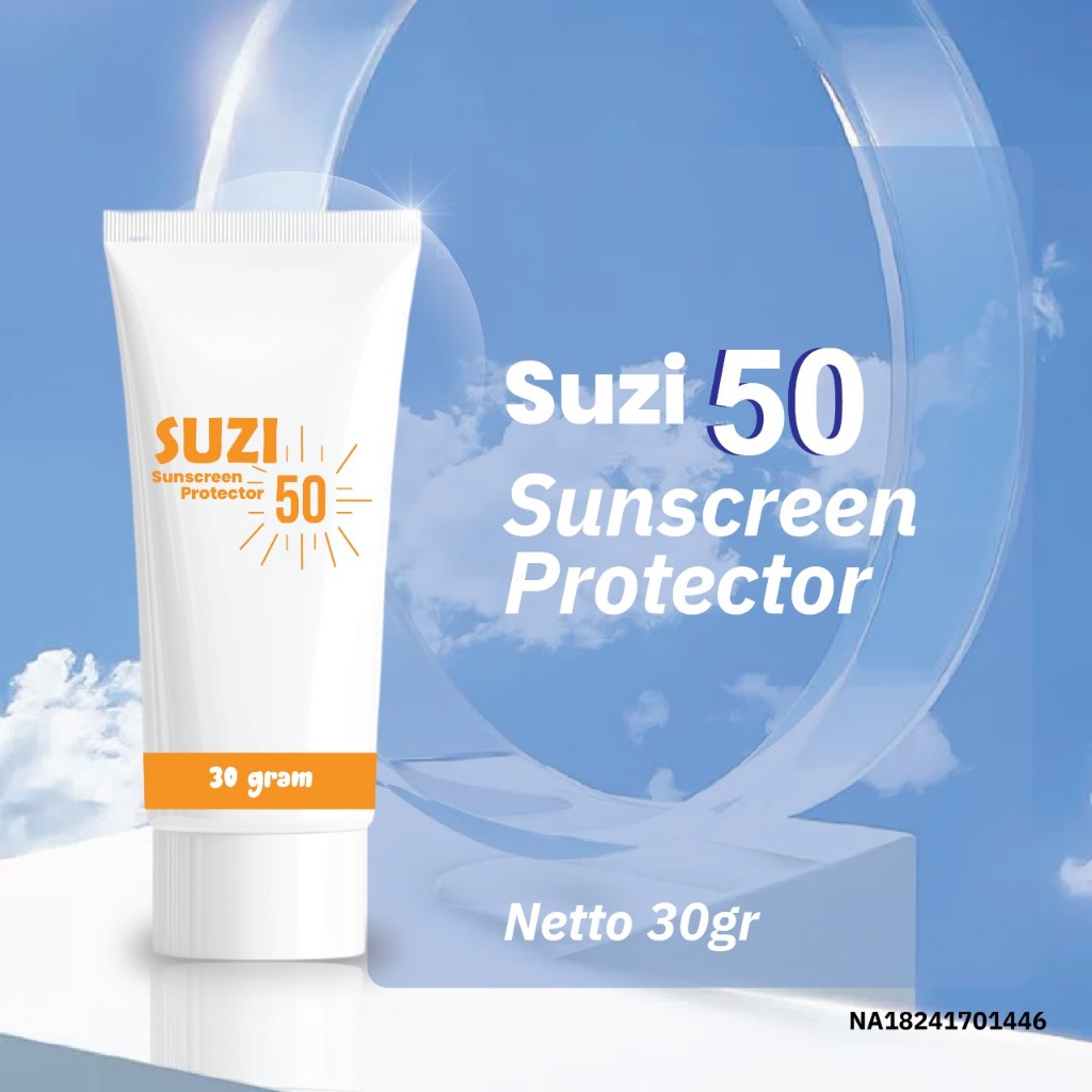 Jual SUZI 50 SUNSCREEN PROTECTOR Sunblock | 30GR Untuk Membantu ...