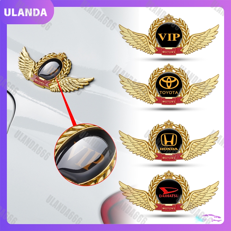 Jual Stiker Logo 3D Sayap Metalik untuk Mobil - Hiasan Modifikasi VIP ...