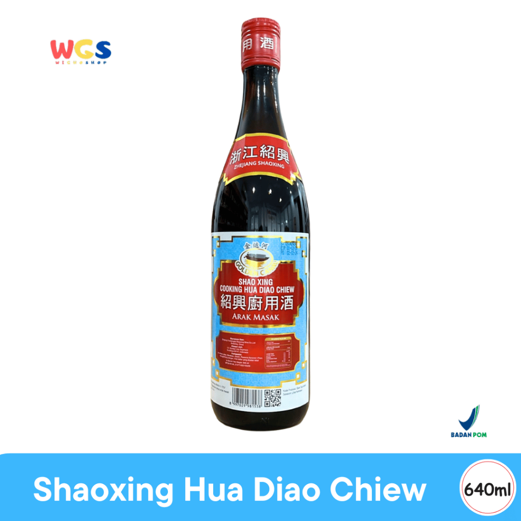 Jual Golden Canal Shaoxing Hua Diao Chiew Anggur Masak 640ml – Bumbu ...