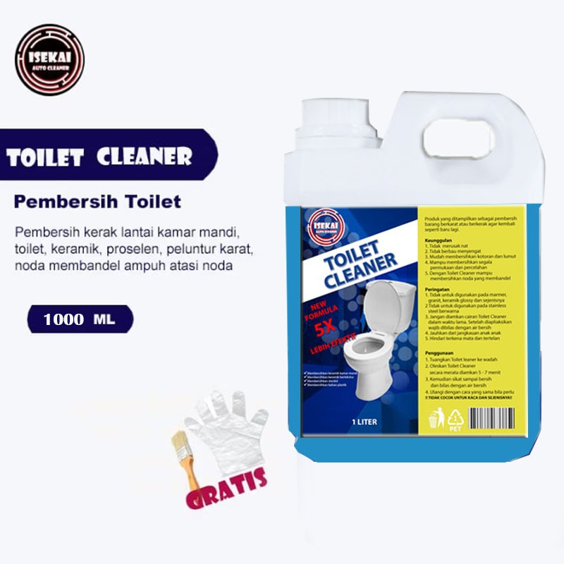 Jual ISEKAI Pembersih Toilet 5X Lebih Effektif 1000 ML Warna Biru Iseka Auto Cleaner Pembersih ...