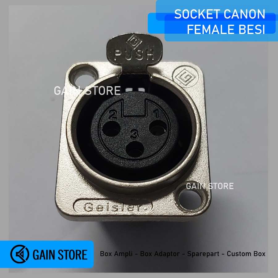 Jual SOKET CANON BESI GEISLER SOCKET KANON | Shopee Indonesia