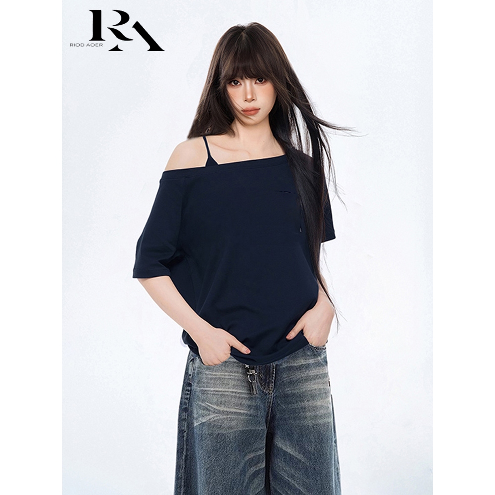 Jual RIOD AOER baju atasan wanita terbaru Kaos oblong wanita model off ...