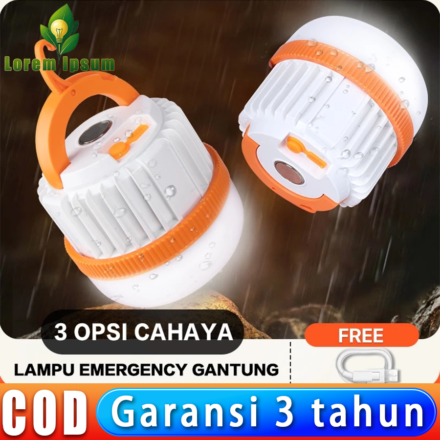 Jual 【Beli 1 gratis 1】Lampu Camping LED Lampu Emergency Super Terang ...