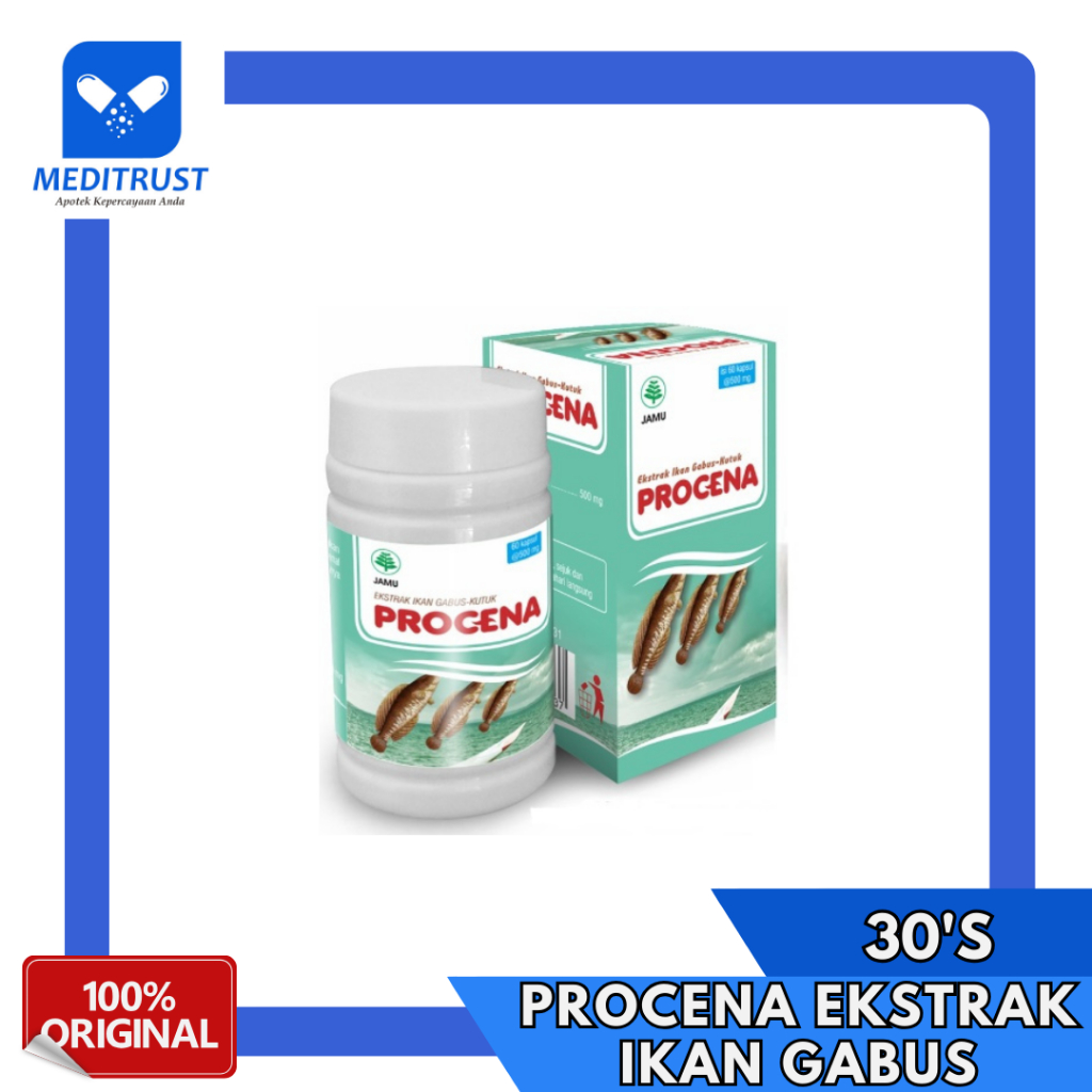 Jual Procena Ekstrak Ikan Gabus 30 Kaps | Shopee Indonesia