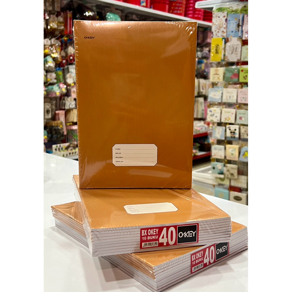 Jual BUKU TULIS OKEY BOXY isi 40/50 lembar. OKEY KWARTO ISI 38 LEMBAR ...
