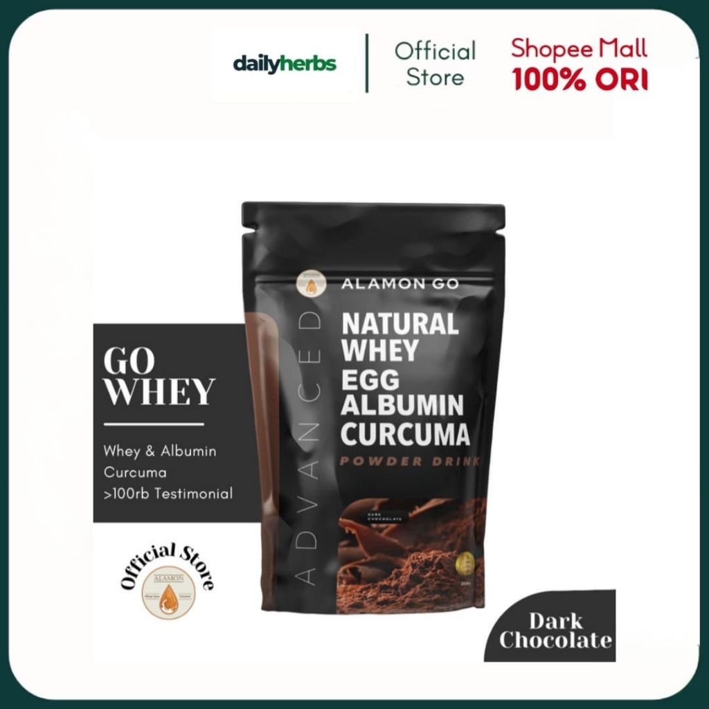 Jual ALAMON GO Susu Penambah Berat Badan dan Nafsu Makan - Natural Whey, Egg Albumin, Curcuma ...