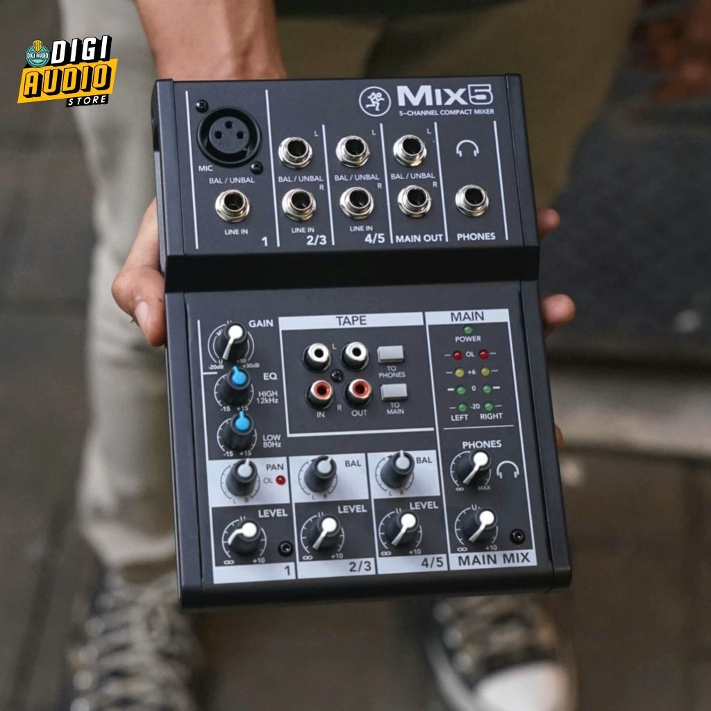 Jual Audio Mixer Mackie MIX5 - 5 channel Compact Mixer - Sound Mixer ...