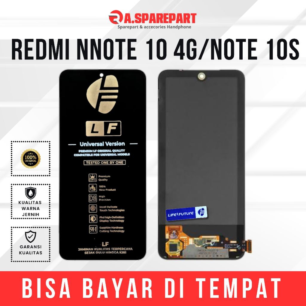 Jual Lcd Redmi Note 10 4G / Note 10s Oled Original fullset touchscreen Life Future | Shopee ...