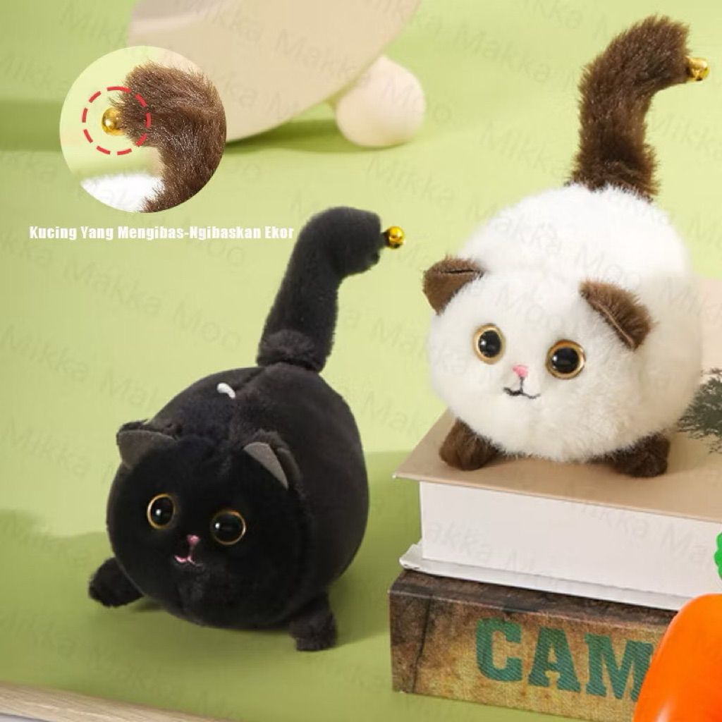 Jual Gantungan Kunci bag charm kucing ekor putar (Bonus Ganci Spesial ...