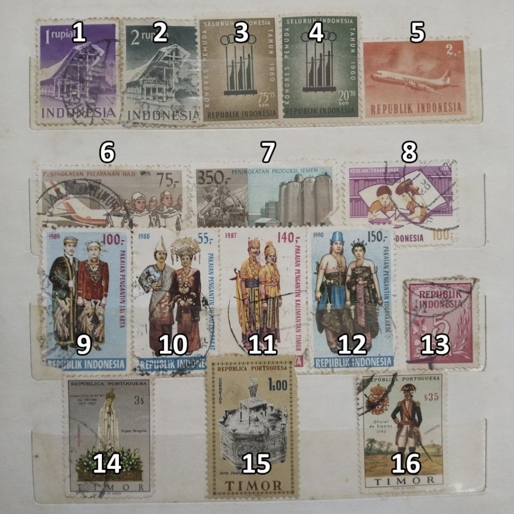 Jual Perangko Lama Indonesia, Perangko Kuno Vintage Terawat PART 3 ...