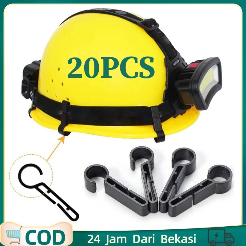 Jual Isi20/1set Headlight Clip Klip Aksesoris Helm Klip Pengait Helm ...