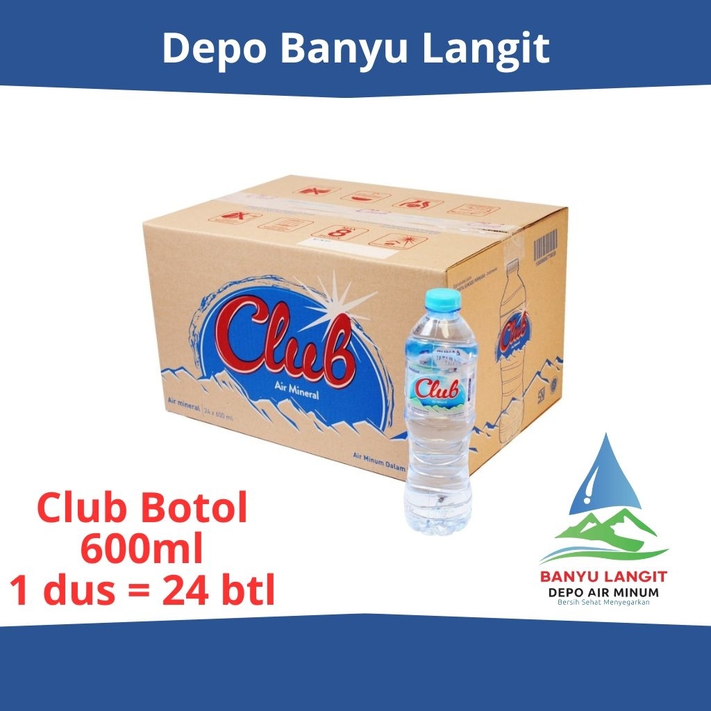 Jual CLUB Botol 600ml (1 dus = 24 botol) | Shopee Indonesia