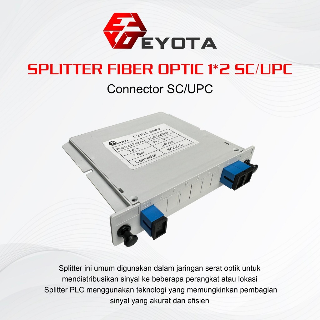 Jual Spliter BOX 1:2 1:4 1:8 1:16 Passive Splitter SC UPC BIRU/Pasif ...