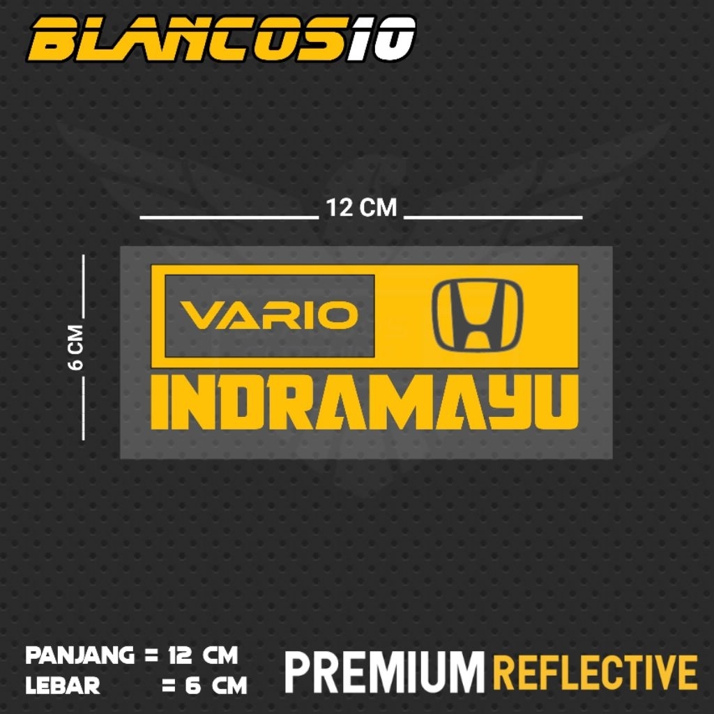 Jual STIKER CUTTING REFLECTIVE TULISAN VARIO | INDRAMAYU CIREBON ...