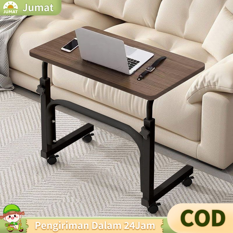 Jual COD Meja Laptop Portable Table Adjustable Bed Side Table Meja ...