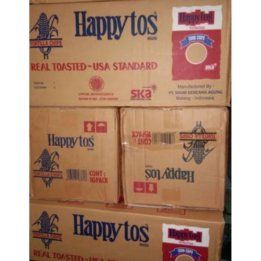 Jual HAPPYTOS MERAG 140gr KARTON TERMURAH ( 1 KARTON ISI 16 PACK ...