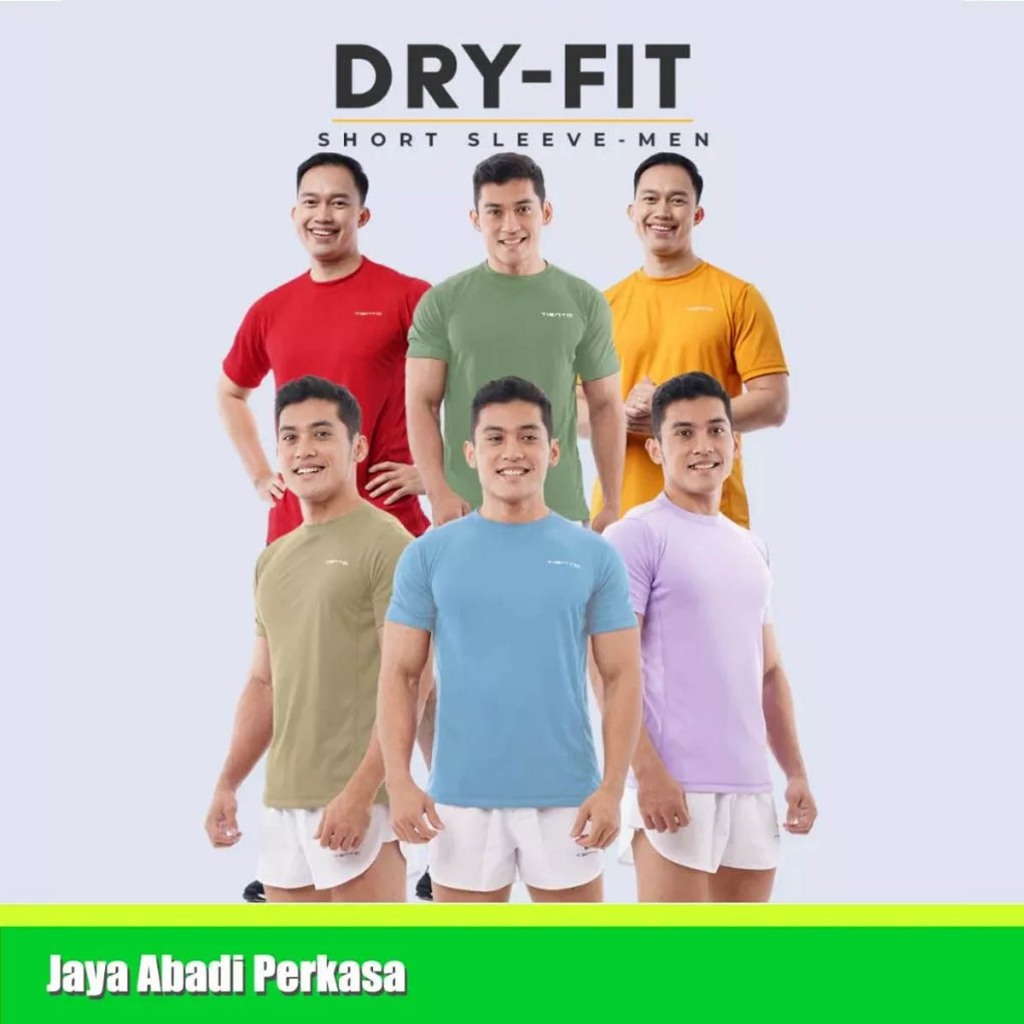Jual Kaos Running Dry Fit Baju Olahraga Lari Pria Gym Pakaian Sport ...
