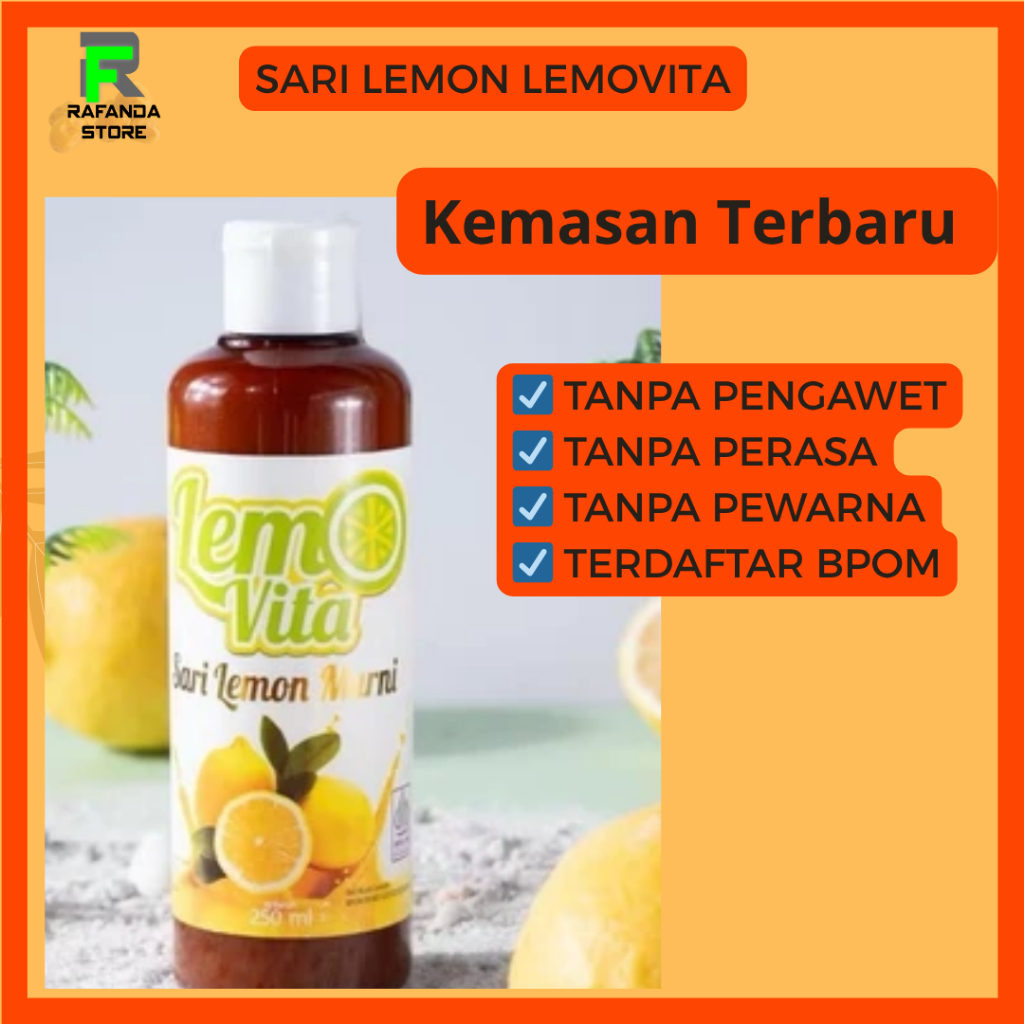 Jual (2botol ) BPOM Lemovita Fresh Sari Lemon lemo vita Jus Lemon Halal ...