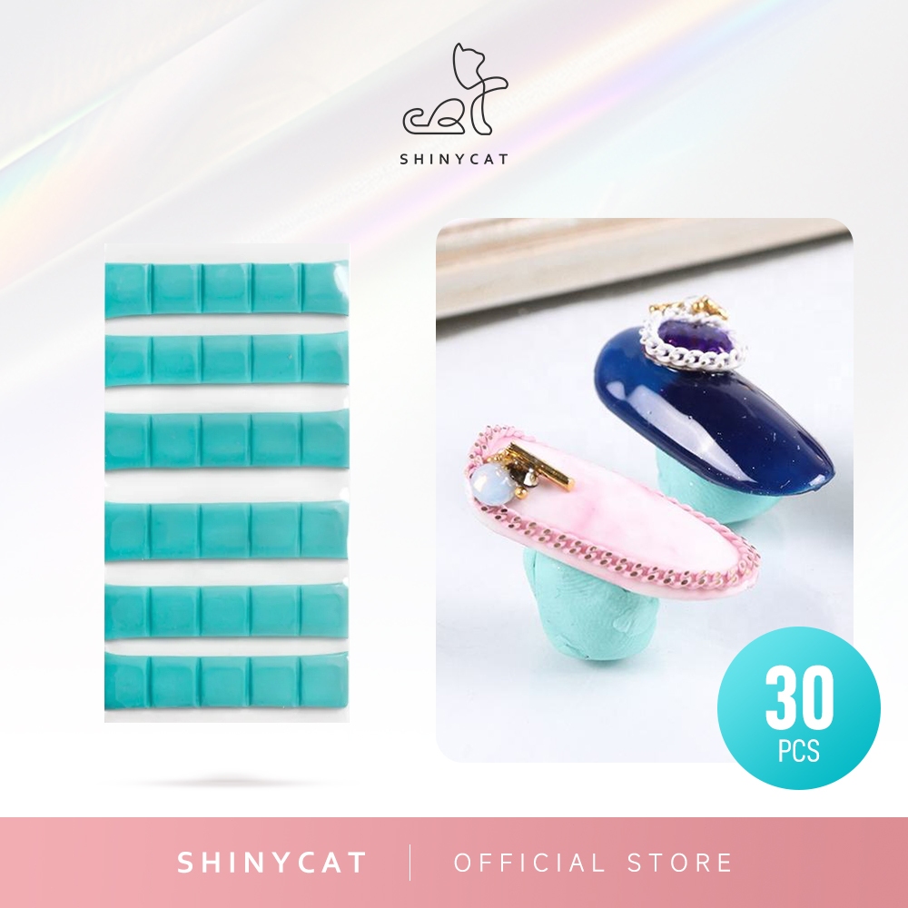 Jual Shinycat 30 Pcs Reusable Nail Clay Glue Tack It Perekat ...