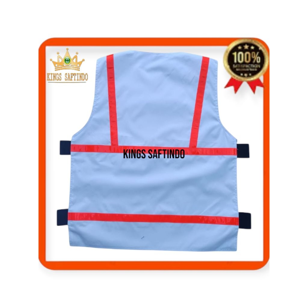 Jual CUSTOM ROMPI SAFETY / ROMPI SAFETY WARNA PUTIH SKOTLIGHT PVC ...