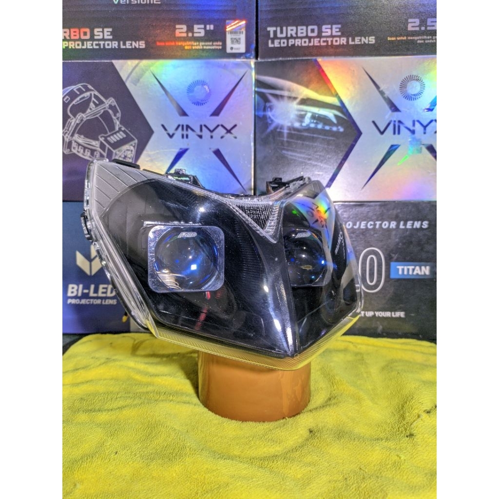 Jual HEADLAMP BILED MATRIX DOUBLE SUPRA X 125 BATMAN | Shopee Indonesia