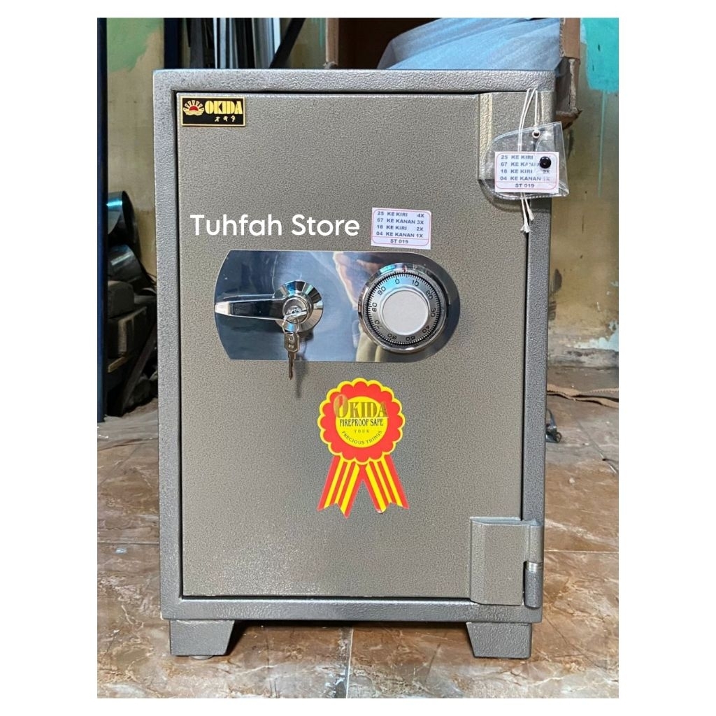 Jual Brankas Okida DS 10 CA Kunci LK Brangkas Kantor Okida DS10CA ...