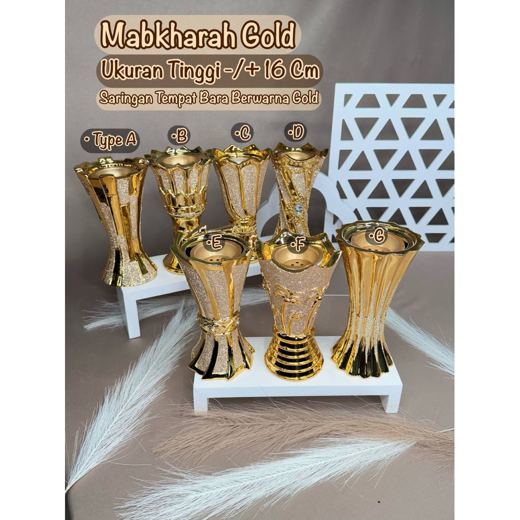 Jual Mabkharah Gold Saudi / Mabkhara Saudiyah Sedang / Mabkhara bakhoor ...