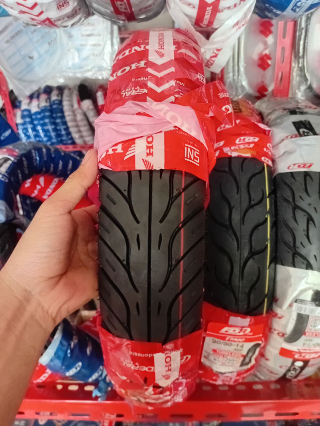 Jual ban belakang matic 90/90×14 federal tubeless orginal honda, ban ...