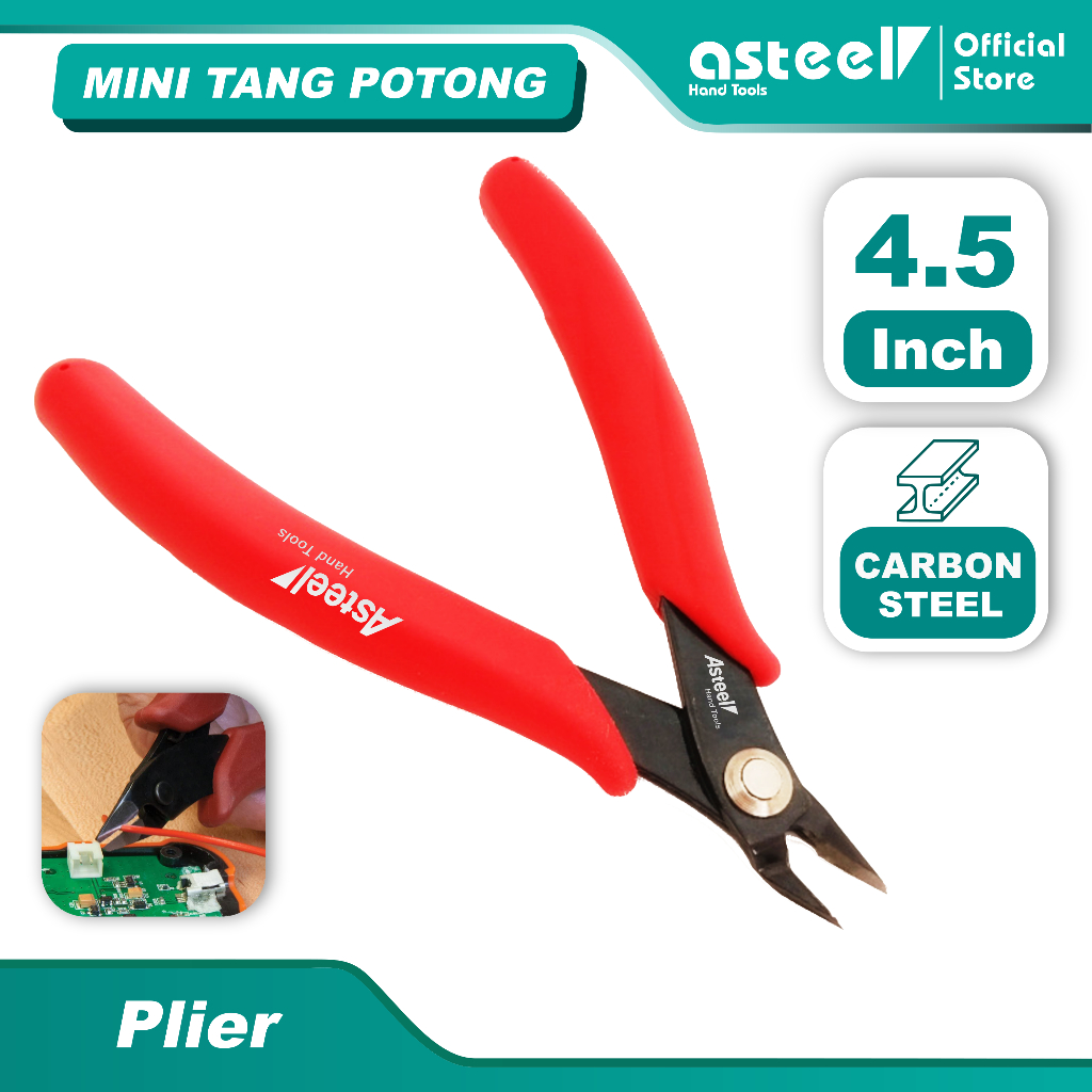 Jual ASTEEL Tang potong kawat, Tang potong kabel - Wire Cutter Nipper ...
