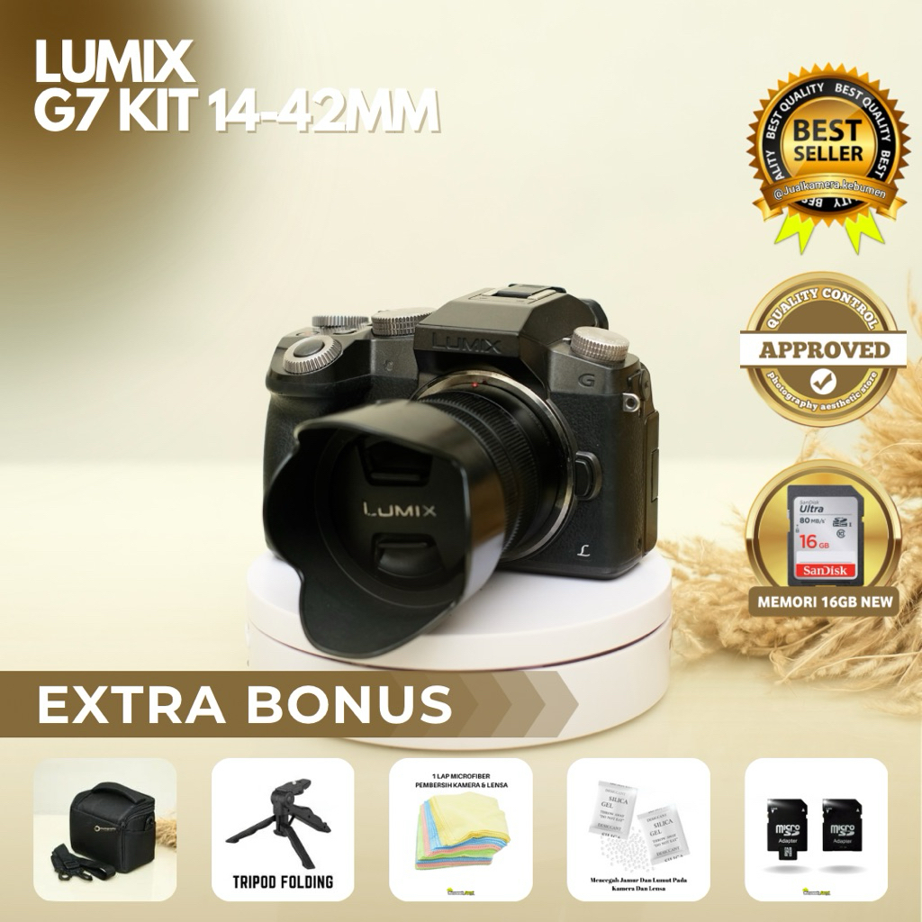 Jual Panasonic Lumix G7 Kit - Kamera Mirrorless Siap Pakai Cocok Untuk ...