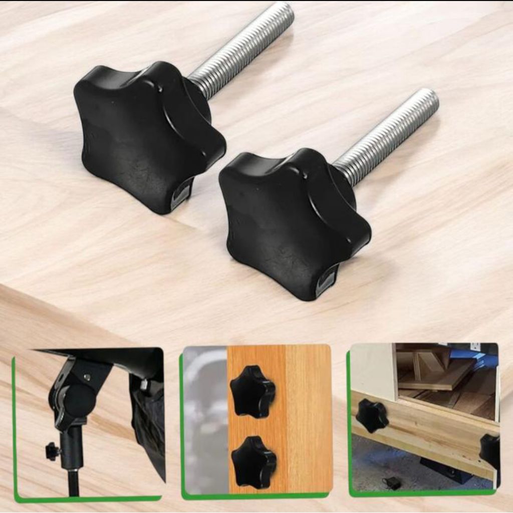 Jual hexagonal plastic bolt knob baut segi enam sekrup bintang - M10x70 ...