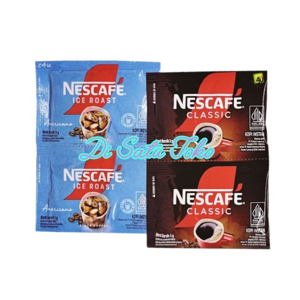 Jual Nescafe Classic | Nescafe Ice Roast | Kopi Instan tanpa Gula - Di ...