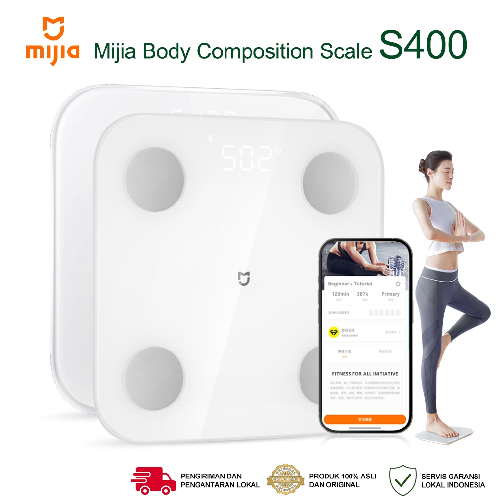 Jual Xiaomi Mijia Body Composition Scale S400 | Pengukuran dual ...