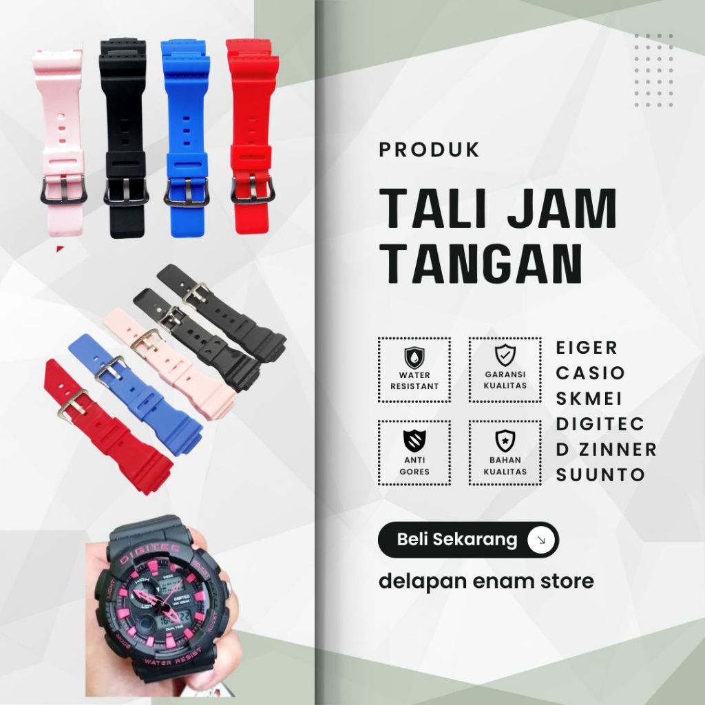 Jual Strap Tali jam Digitec 2108 Digitec DG-2108T Oem | Shopee Indonesia