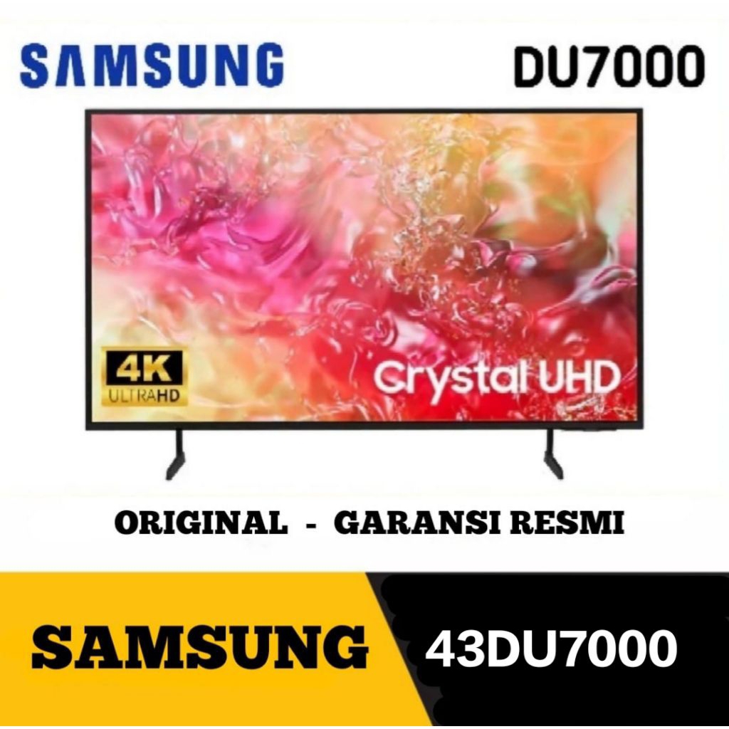 Jual SAMSUNG 43DU7000 UHD SMART TV 43 INCH 4K LED TV 43" DIGITAL SMART TV CRYSTAL UHD SAMSUNG ...