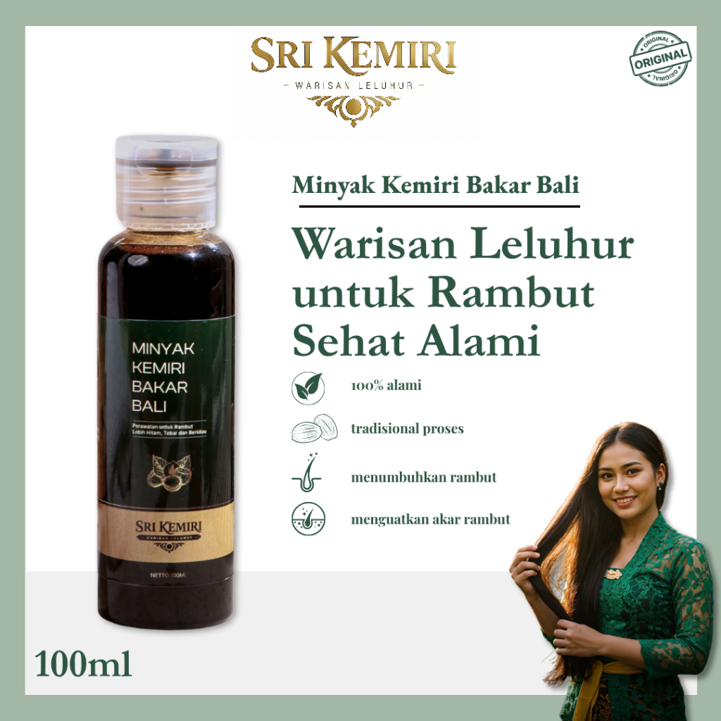 Jual Sri Kemiri Minyak Kemiri Bakar Asli Bali - Mengurangi Rontok ...