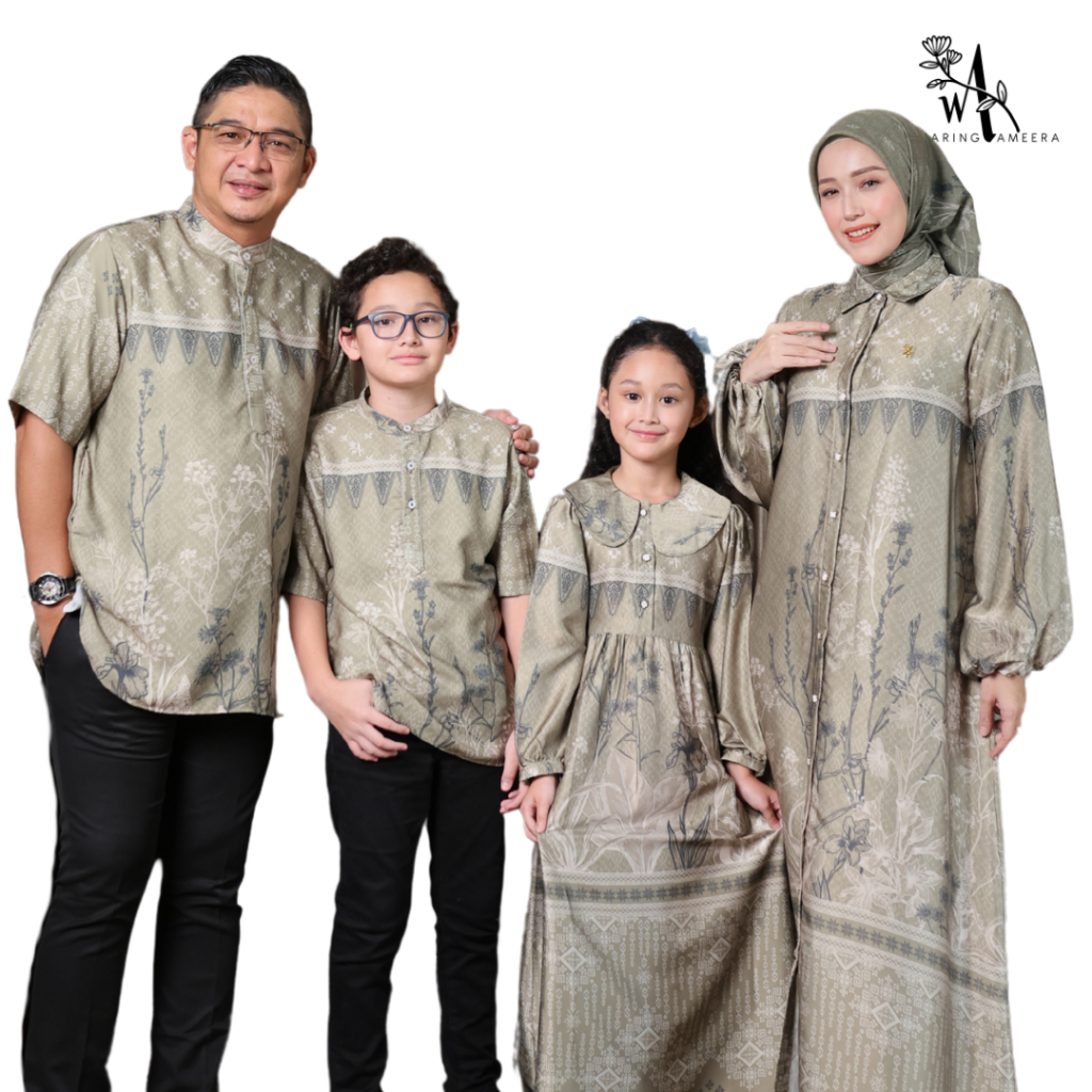 Jual Marwah Series Olive Sarimbit Lebaran Family Set Keluarga by ...