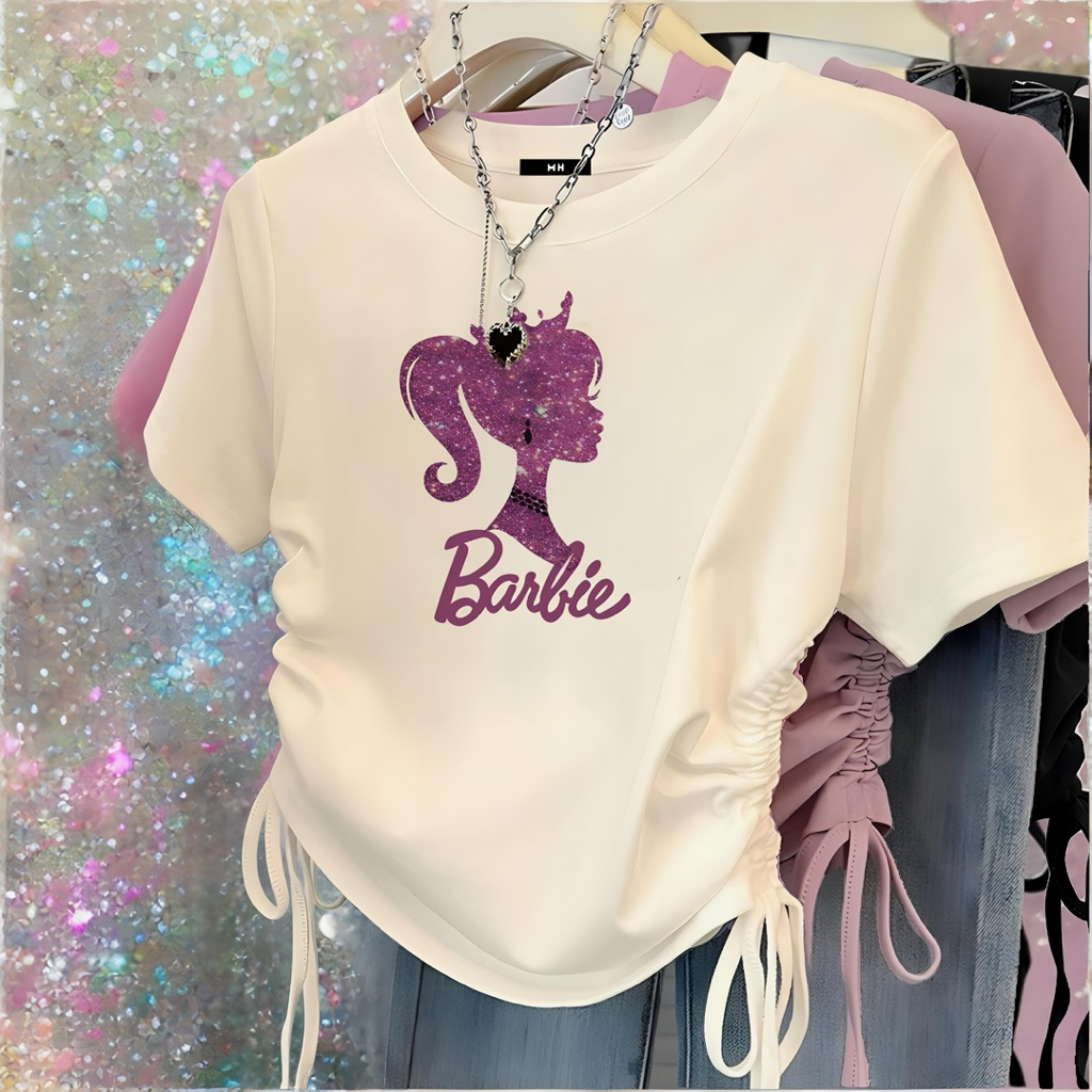 Jual CROP SERUT ANAK PEREMPUAN BARBIE USIA 1 2 3 4 5 6 7 8 9 10 11 12 ...
