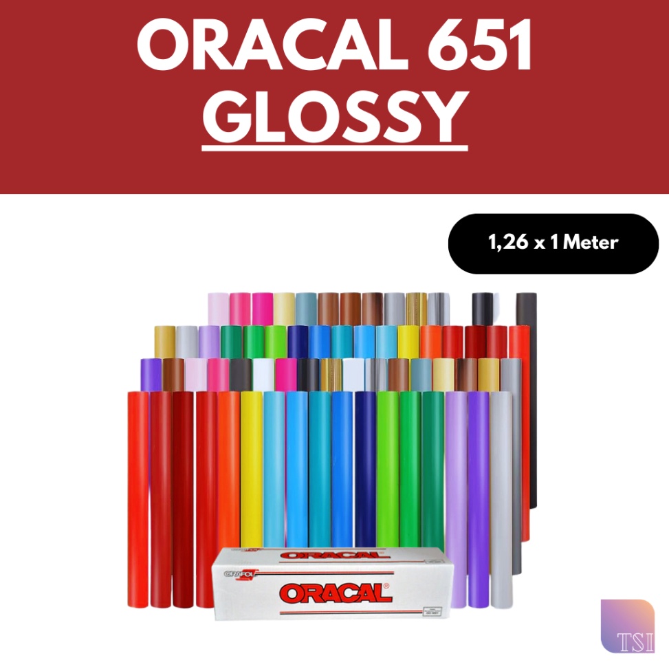 Jual KODE P56A Oracal Stiker Glossy 651 Warna 1 Meter | Shopee Indonesia