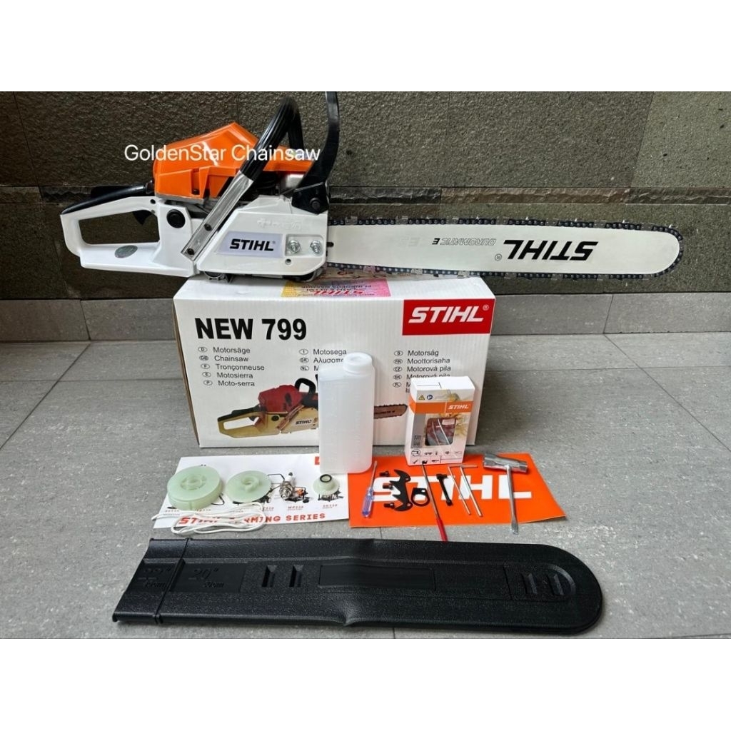 Jual Mesin Chainsaw Stihl NEW 799 Bar 22 dan Rantai Komplit.Mesin Senso/Sinso NEW 799 Berikut ...