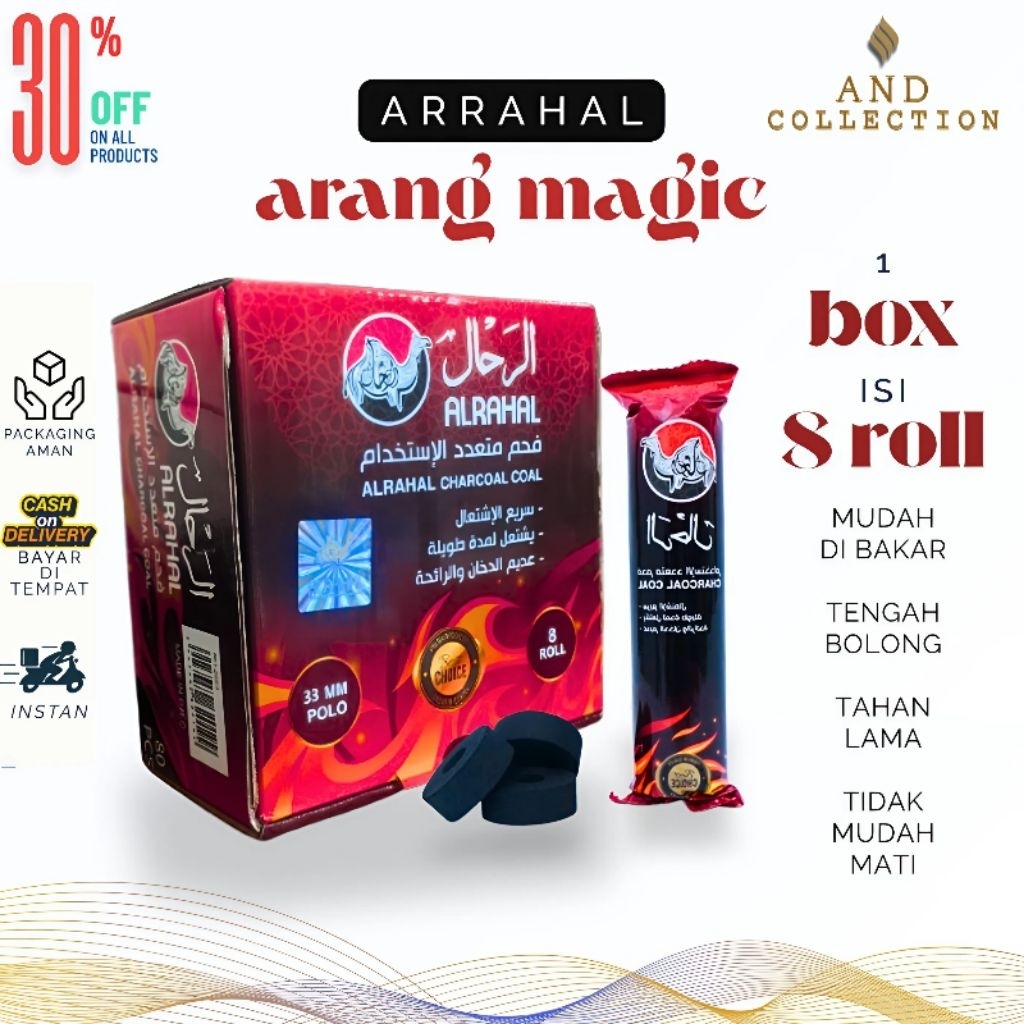 Jual Arang Magic Arrahal Arang Bricket Arang Gaharu Buhur Menyan Dupa ...
